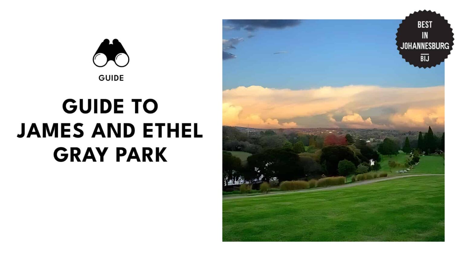 The Chill-Seeker's Guide to James and Ethel Gray Park